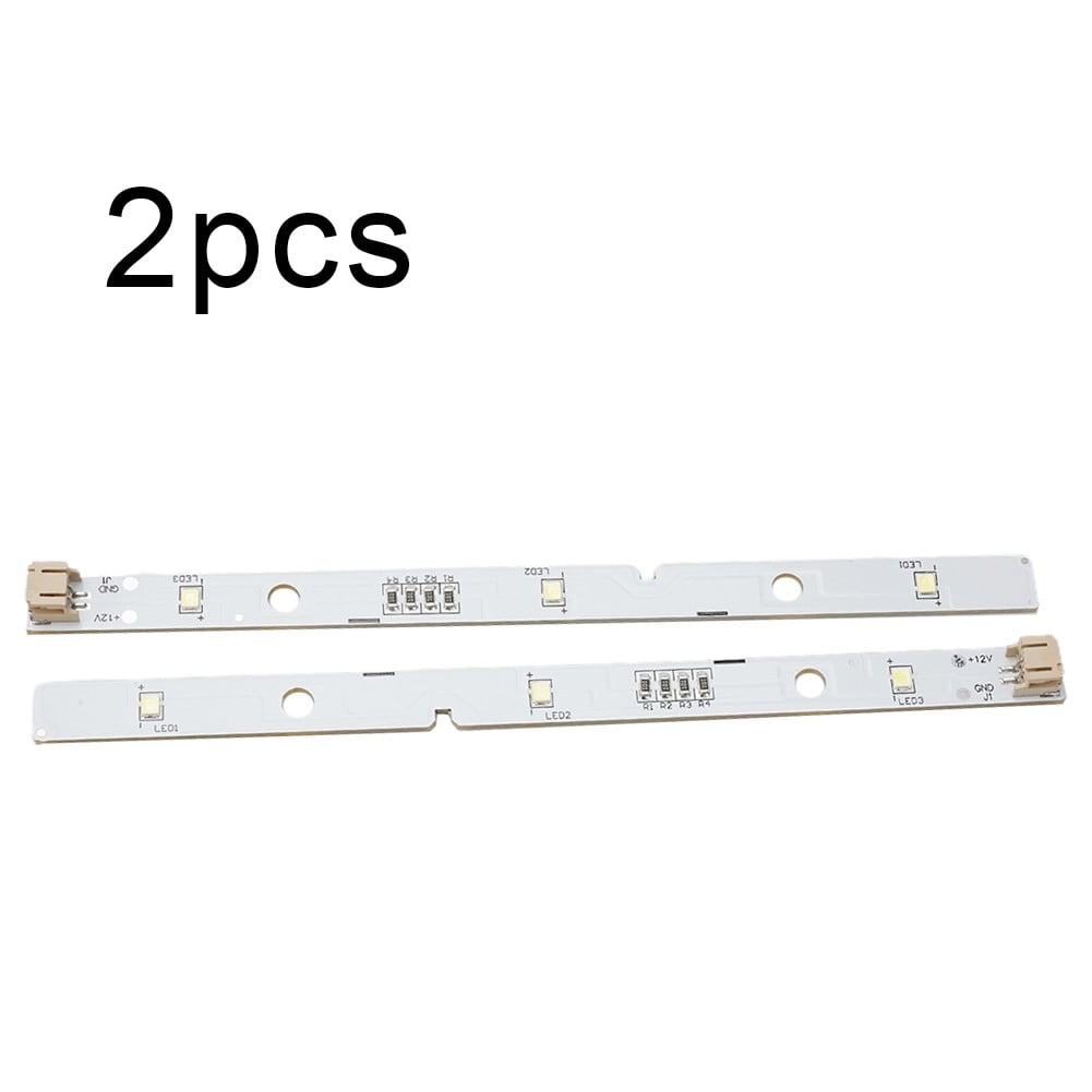 chengsi 2pcs LED Light Strip 16 X 1cm Plastic Electronics 12V DC Via 2 ...