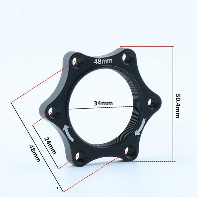 chengsi 44/48mm Disc Brake Flange Adapter for Screw on Threaded Hubs ...