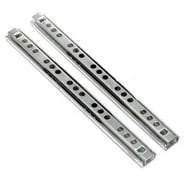 1 Pair 10inch Drawer Slide Kit Bottom Mount Drawer Slide Steel Thicken ...