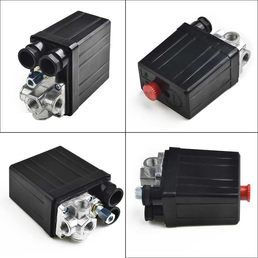 chengsi Air Compressor Pump Pressure Switch Vertical Four Way Control ...