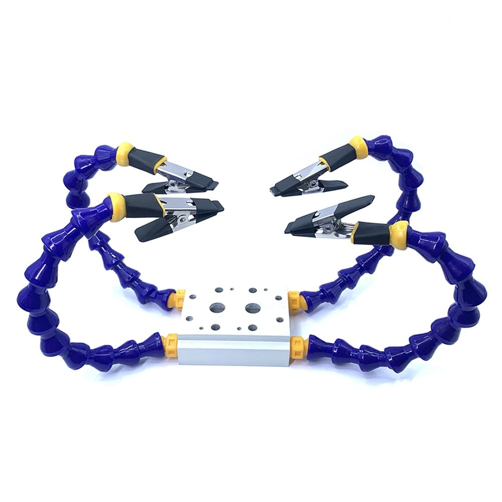 chengsi Helping Hand Clamp Flexible Arms Clamp Flexible Design Secure ...