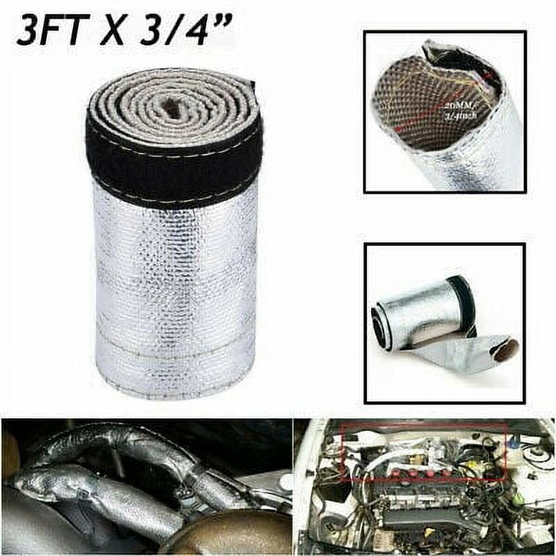 chengsi Metallic Heat Shield Sleeve 2000° Radiant Heat Spark Plug Wire ...