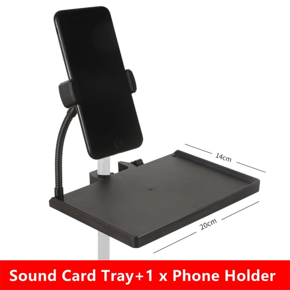 chengsi Microphone Stand Sound Card Tray Live Microphone Stand Phone ...