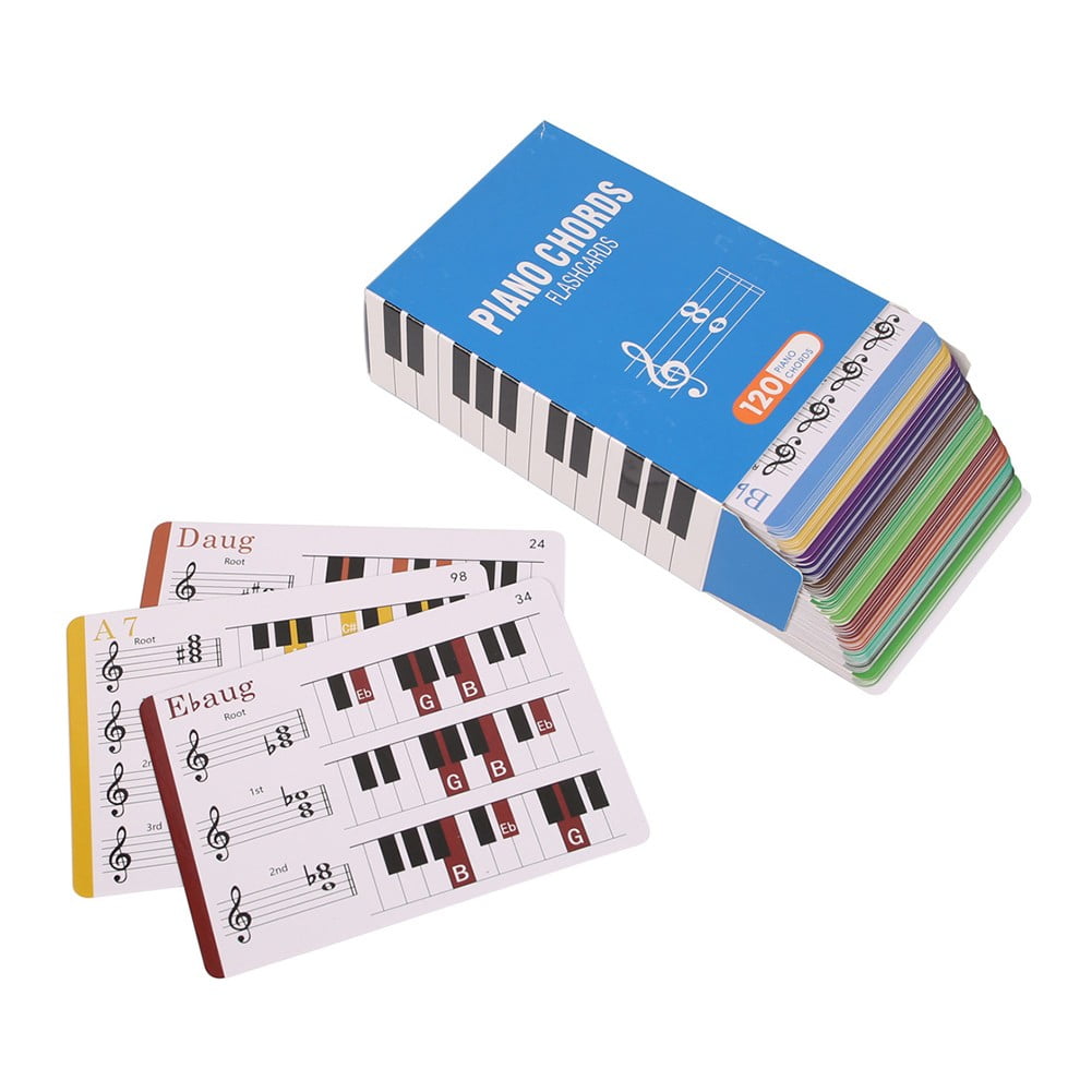 chengsi Music Lessons Educational Music Cards Chord Practice Set 3.74 X ...
