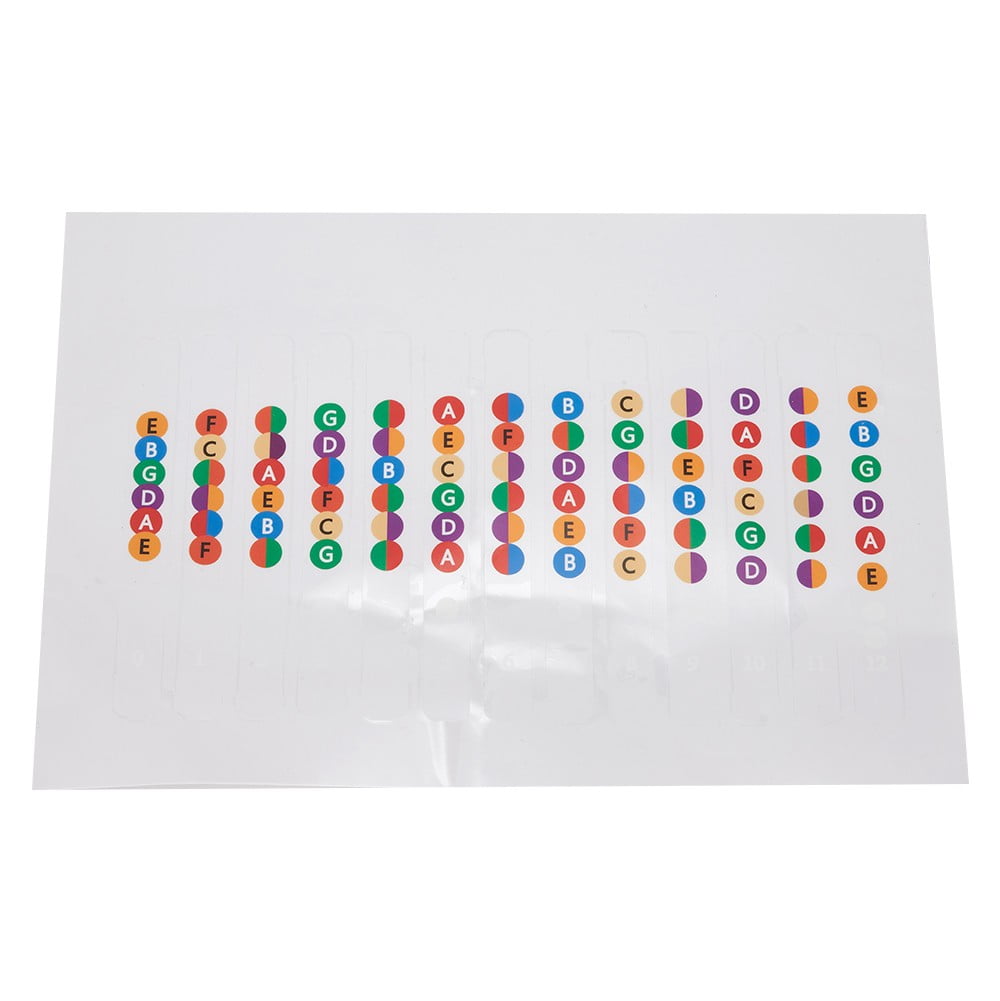 chengsi Scales Sticker Fretboard Decal Begin Learn Practice Tool ...