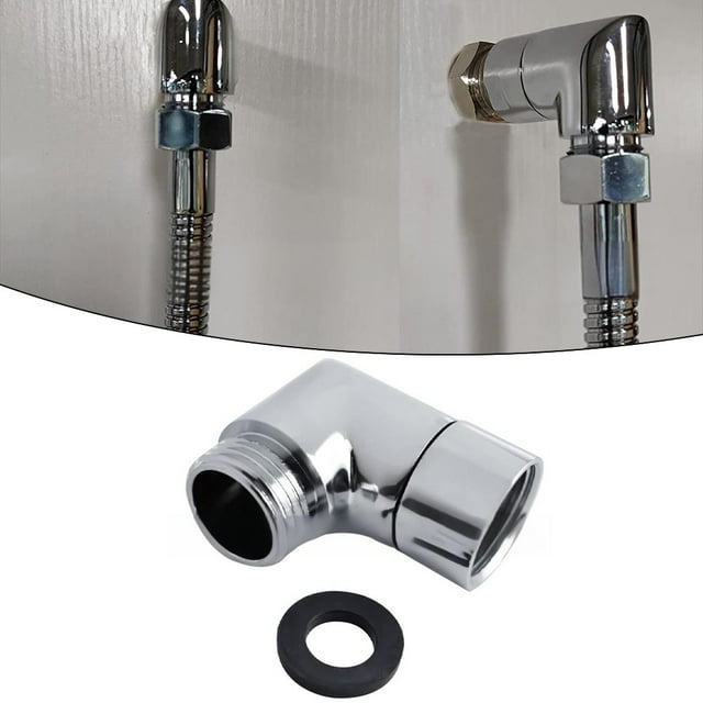 chengsi Shower Hose Adapter Shower Head Angle Adapter Shower Elbow 90 ...