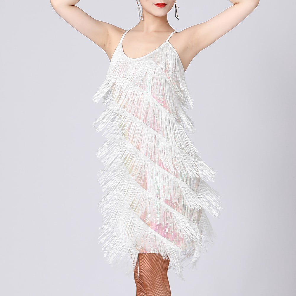 chengsi Stage Performance Costume Sexy Shiny Double V-Neck Sleeveless ...