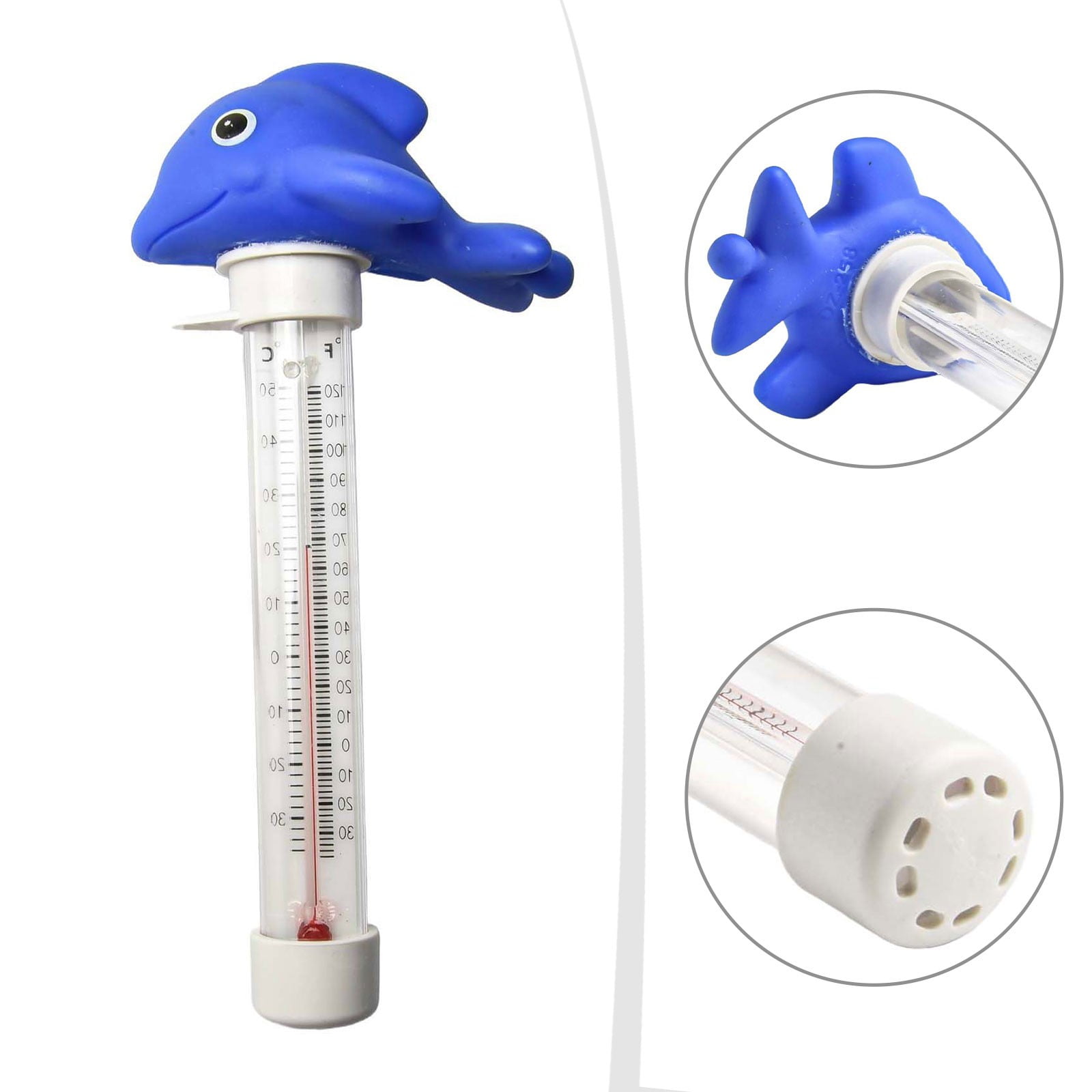 chengsi Swimming Pool Floating Thermometer Spa Fish Ponds Temperature ...