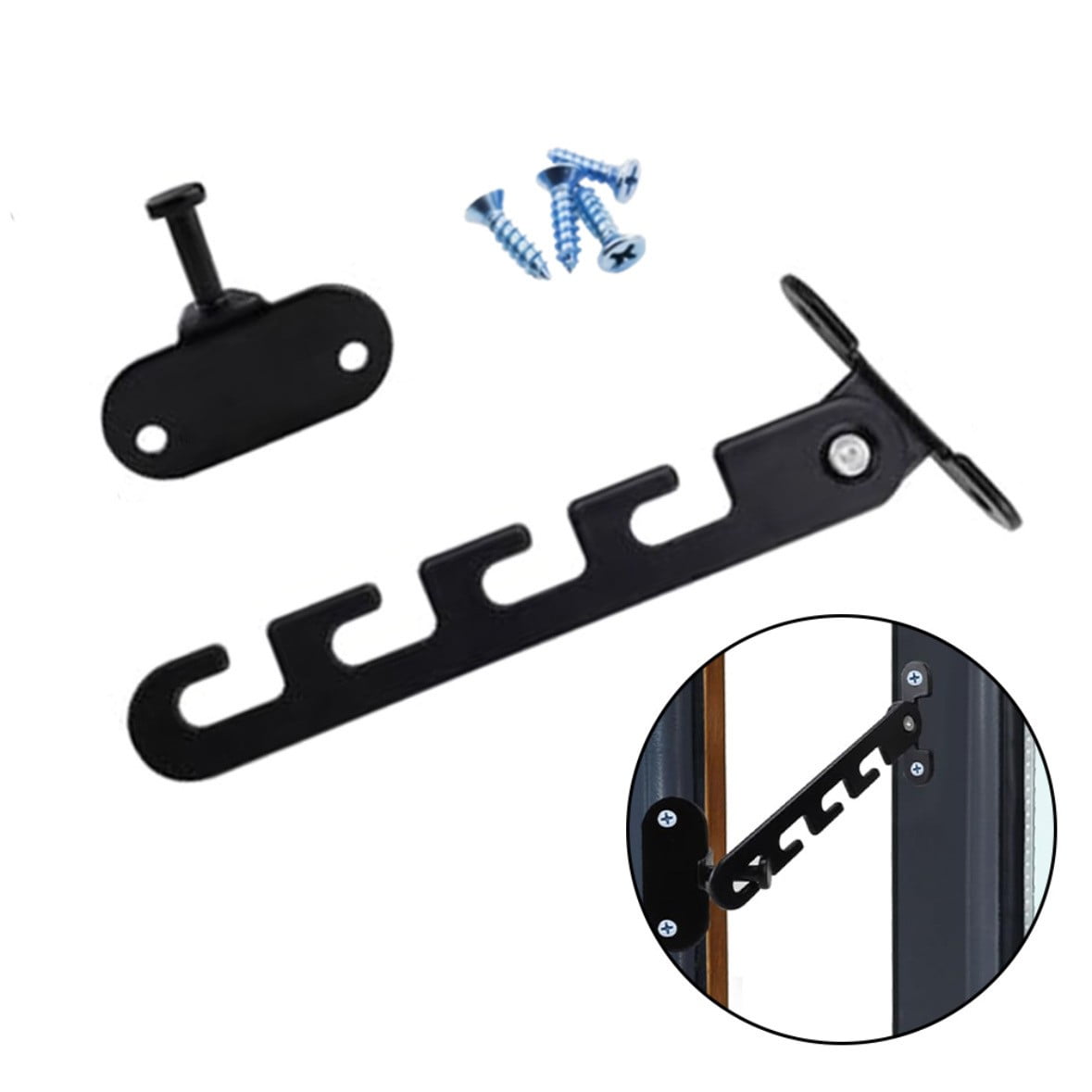 chengsi Window opening limiter Window safety limiter kit with screws 4 ...