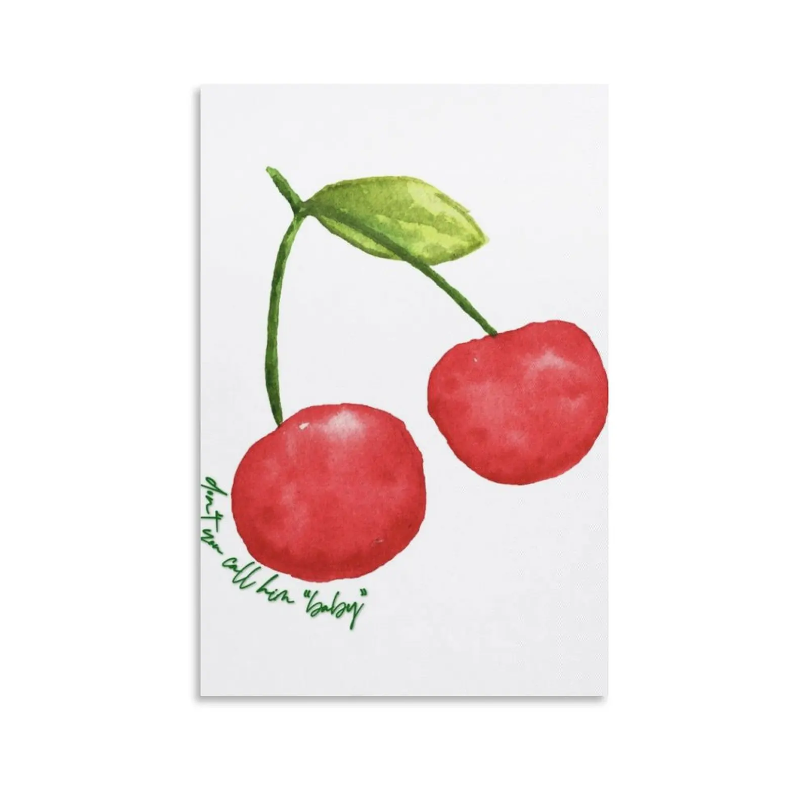 cherry Canvas Painting poster aesthetic Paintings - Walmart.com