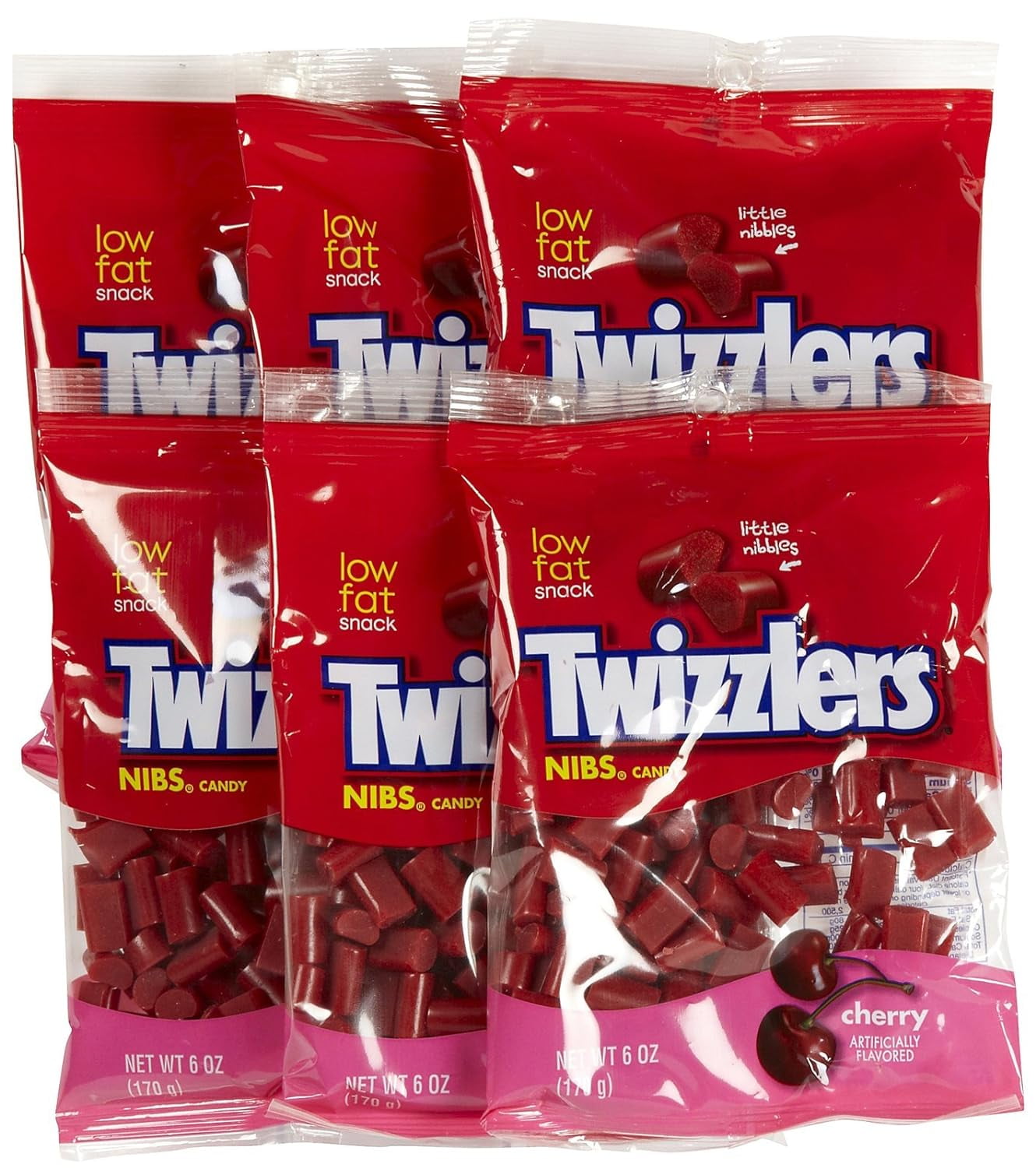 cherry nibs candy, 6-ounce (pack of 6) - Walmart.com