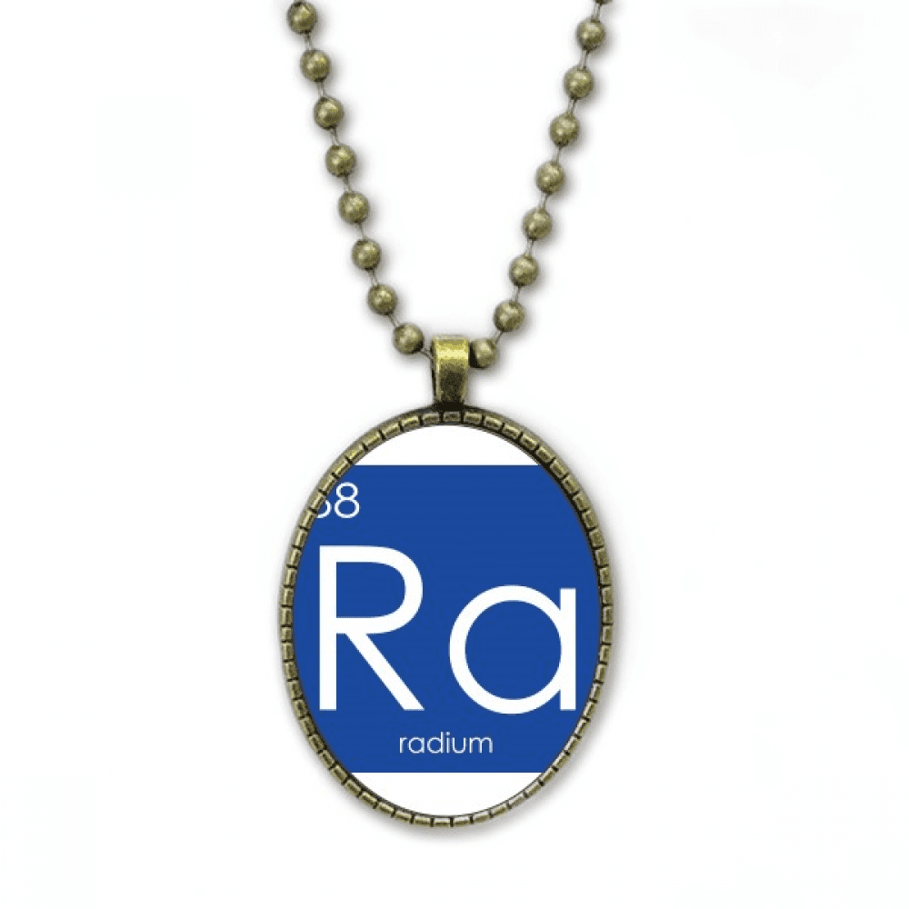 chestry elements period table alkaline earth metal radium ra necklace ...