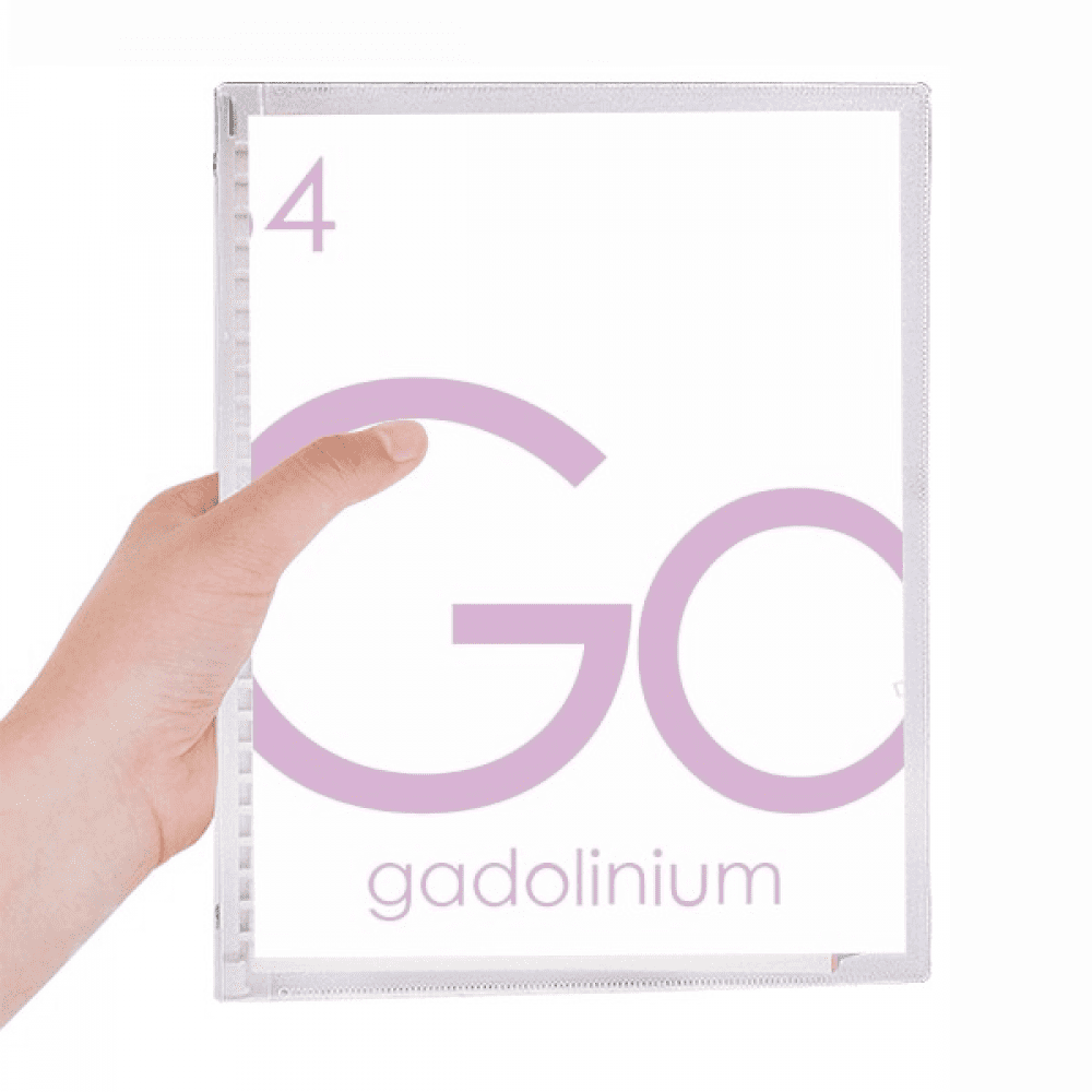 chestry elements period table lanthanide gadolinium gd notebook loose ...