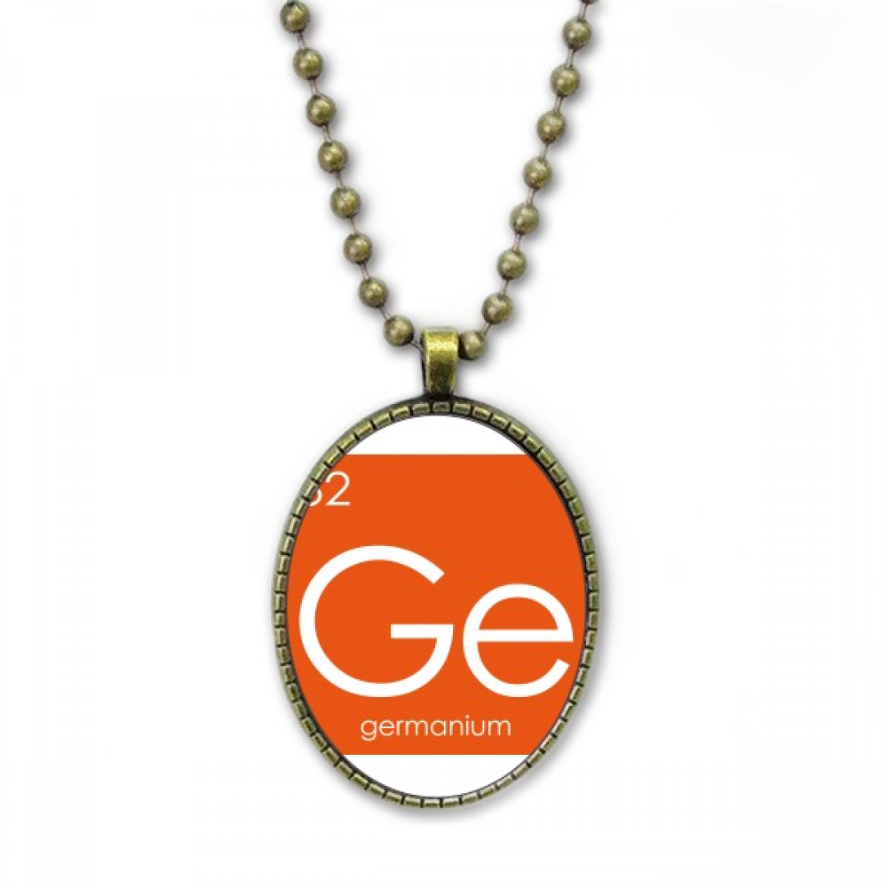 chestry elements period table semetal germanium necklace vintage chain ...