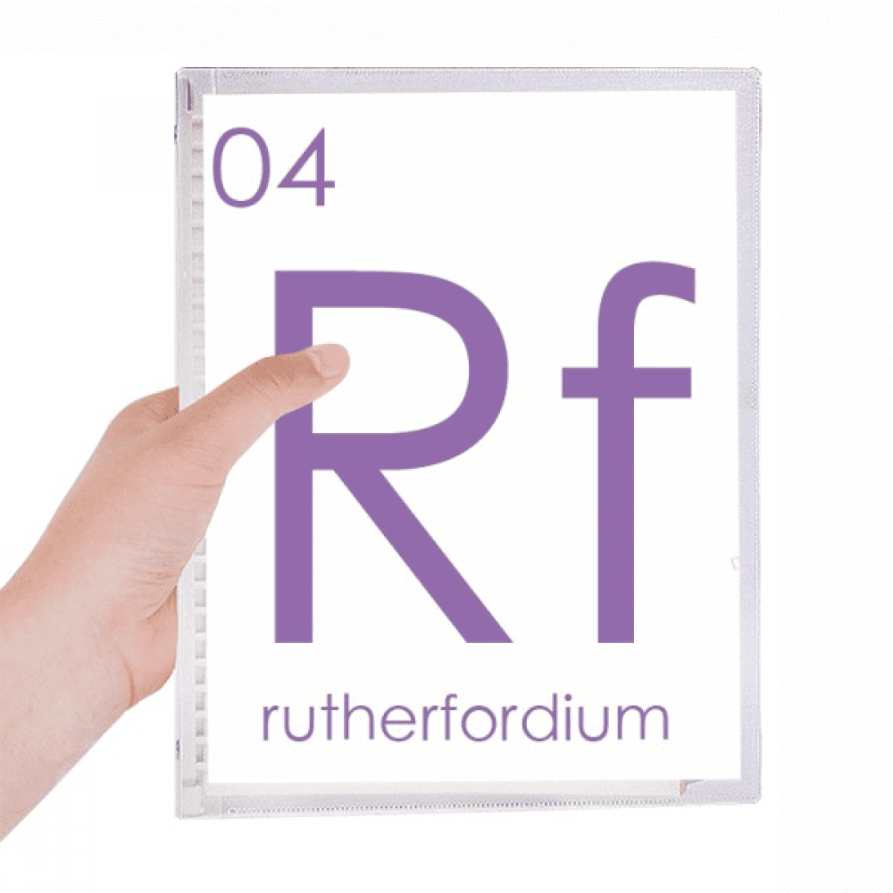 chestry elements period table transition metals rutherium rf notebook ...