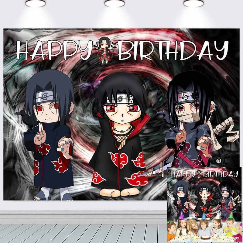 chibi itachi Backdrop Banner Party Supplies Poster Movie Theme ...