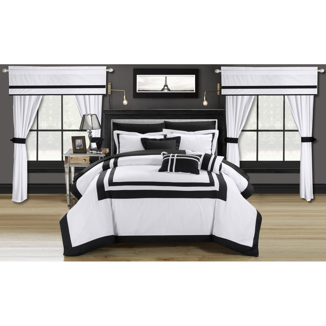 chic home ritz 20-piece bedding set - Walmart.com