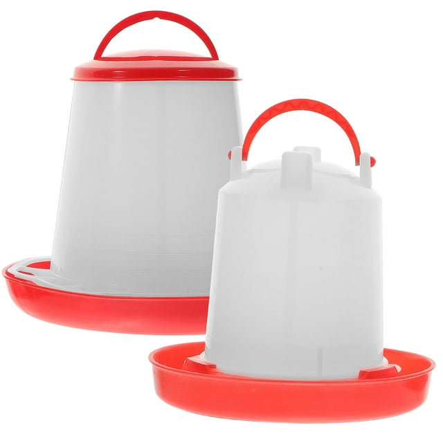 chicken feeder 1 Set of Automatic Chicken Duck Feeding Troughs ...