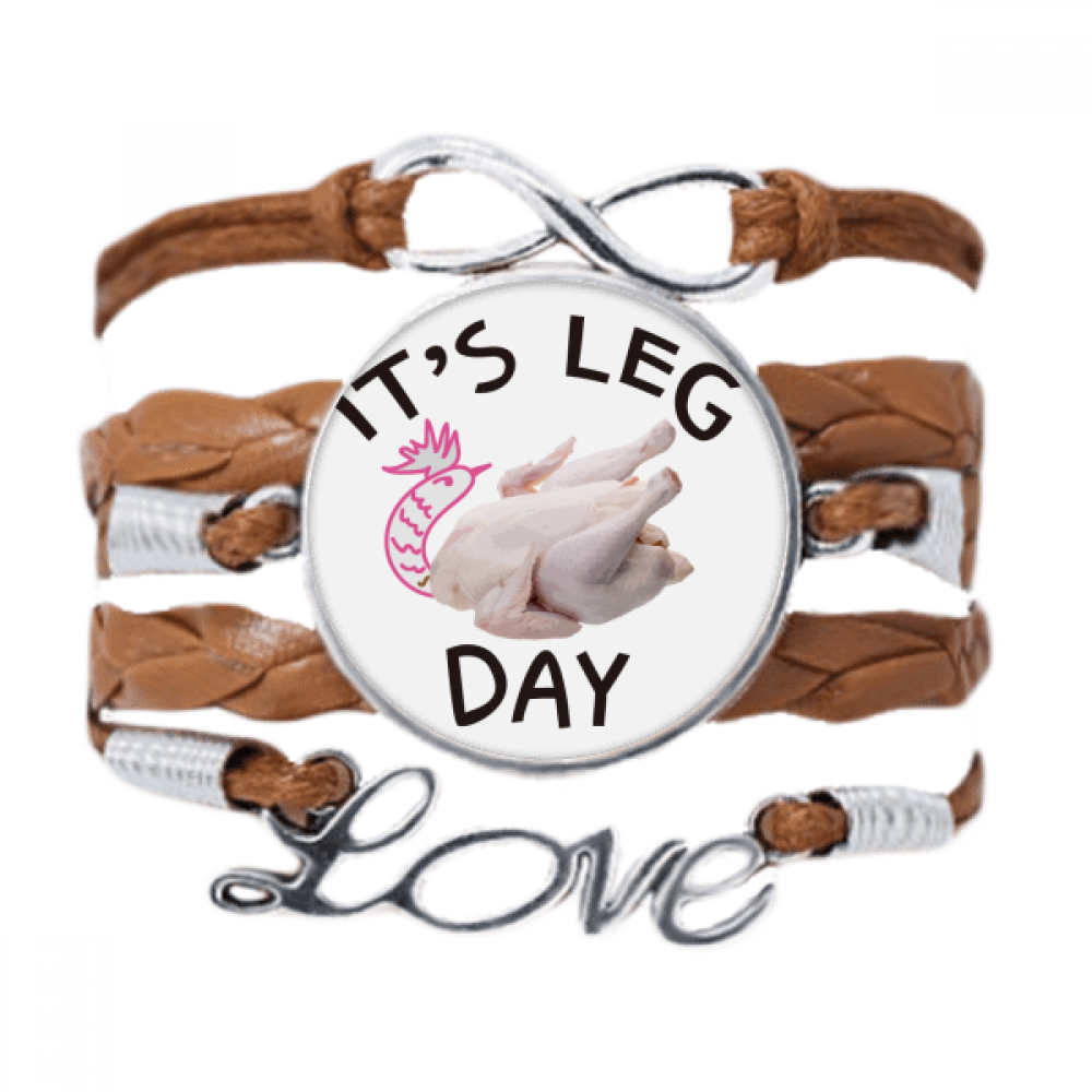 chicken leg day art deco fashion bracelet chain ornament wristband ...