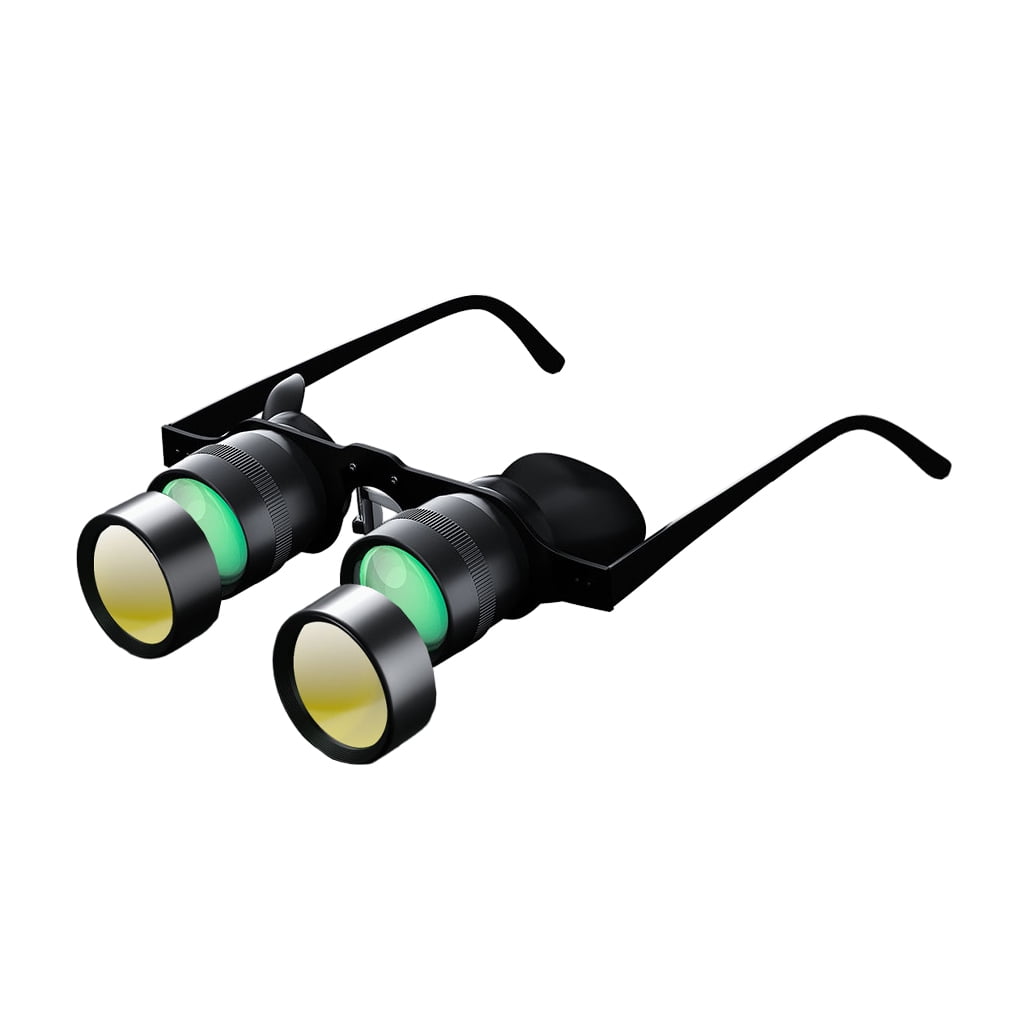 chidgrass Fishing Binocular Glasses Hands-Free Telescope 10x Magnified ...