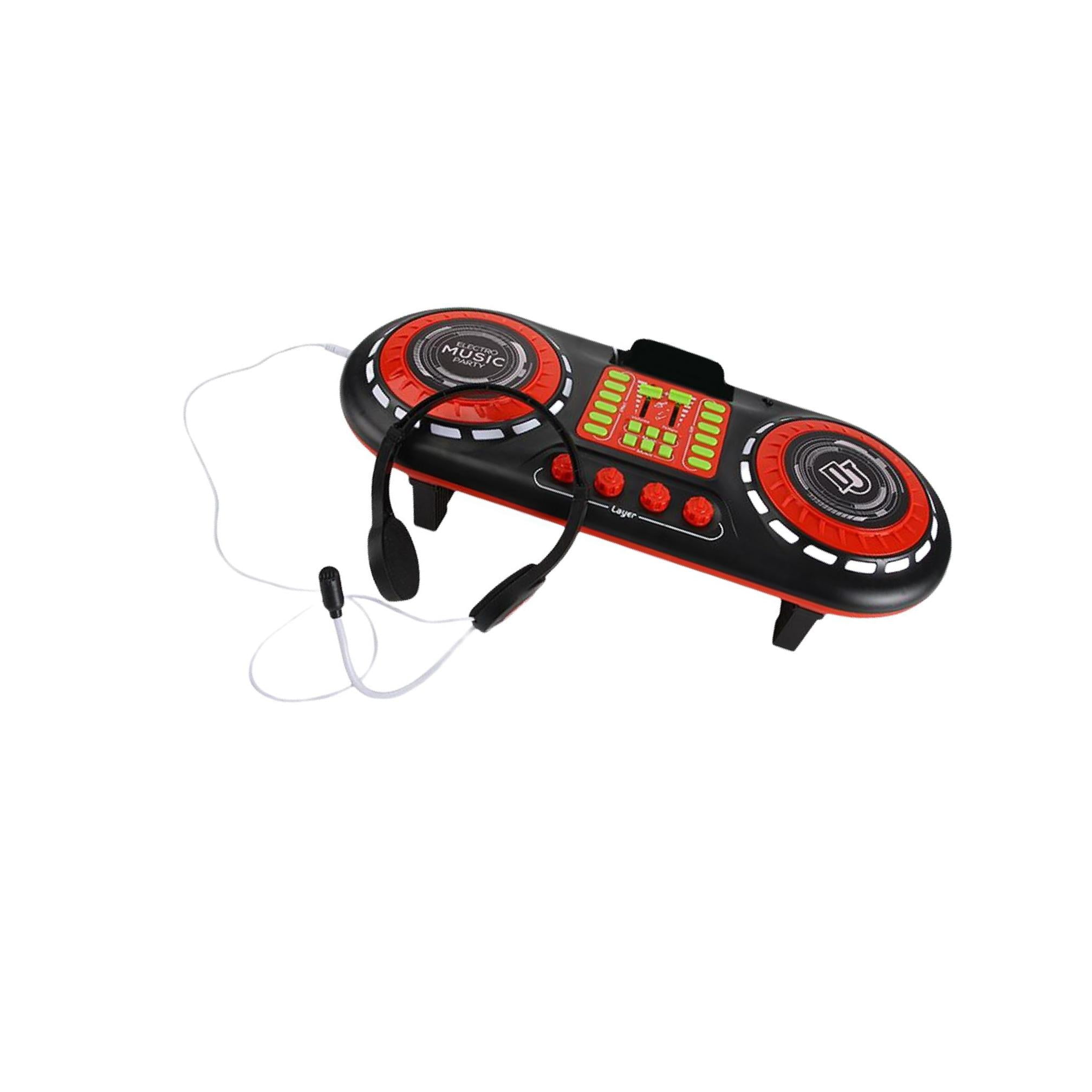 chidgrass Kids DJ Mixer Turntable Music Mixer Party Toy for Boys and ...