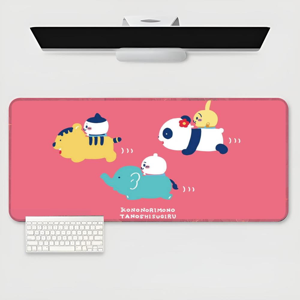 chiikawa Mouse Pad Waterproof Mat Natural Rubber Desk Rug PC Desk Mats ...