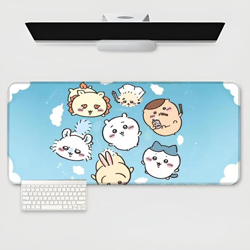 chiikawa Mouse Pad Waterproof Mat Natural Rubber Desk Rug PC Desk Mats ...