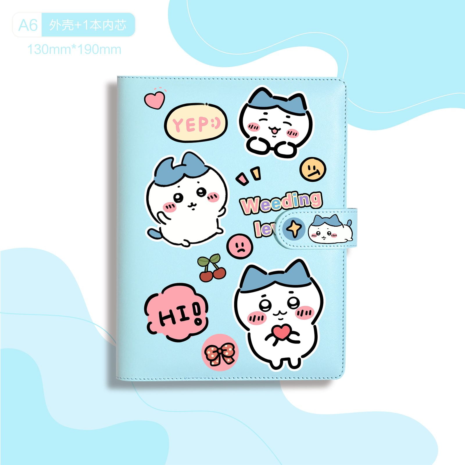 chiikawa hachiware anime peripheral cartoon ledger notebook portable ...
