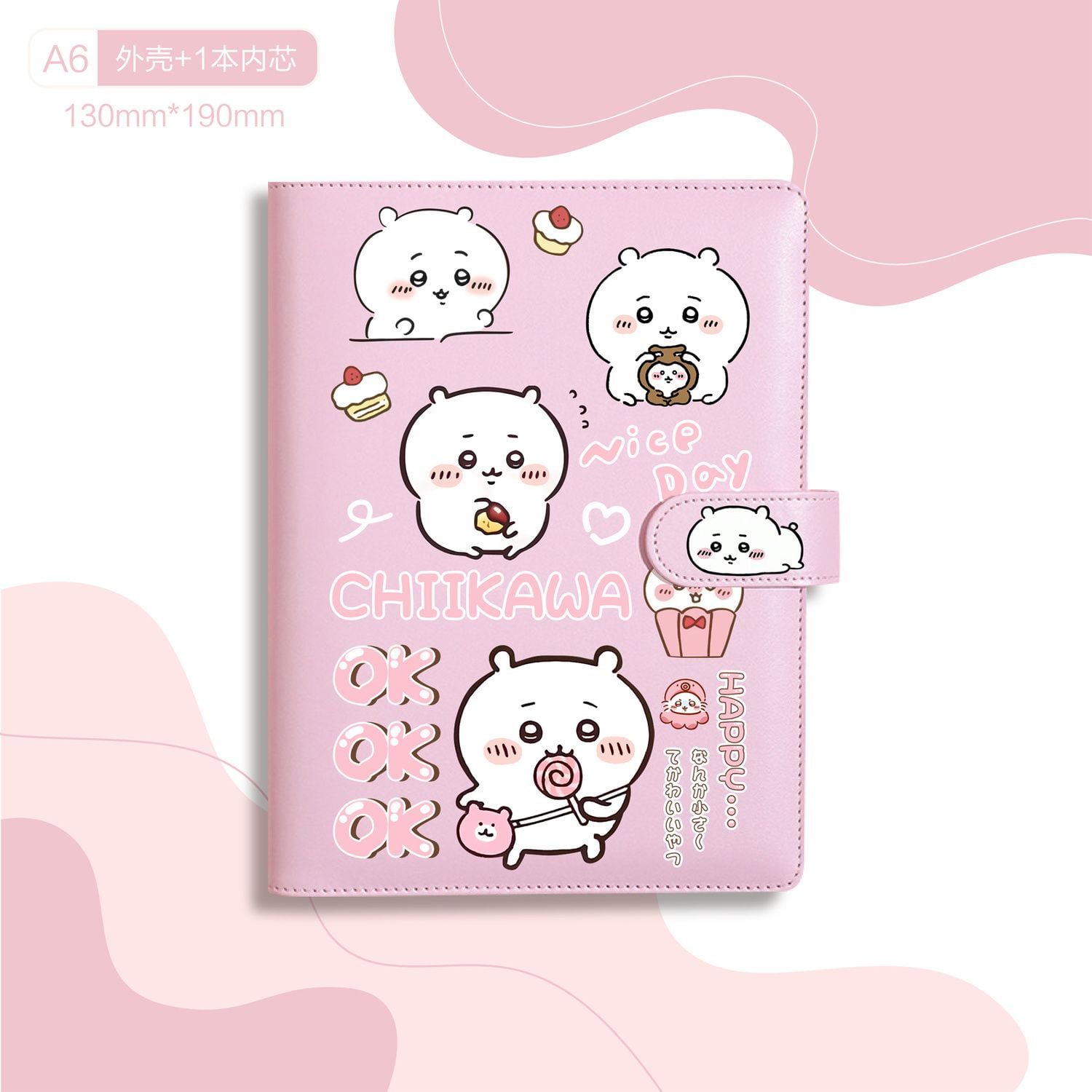 chiikawa hachiware anime peripheral cartoon ledger notebook portable ...