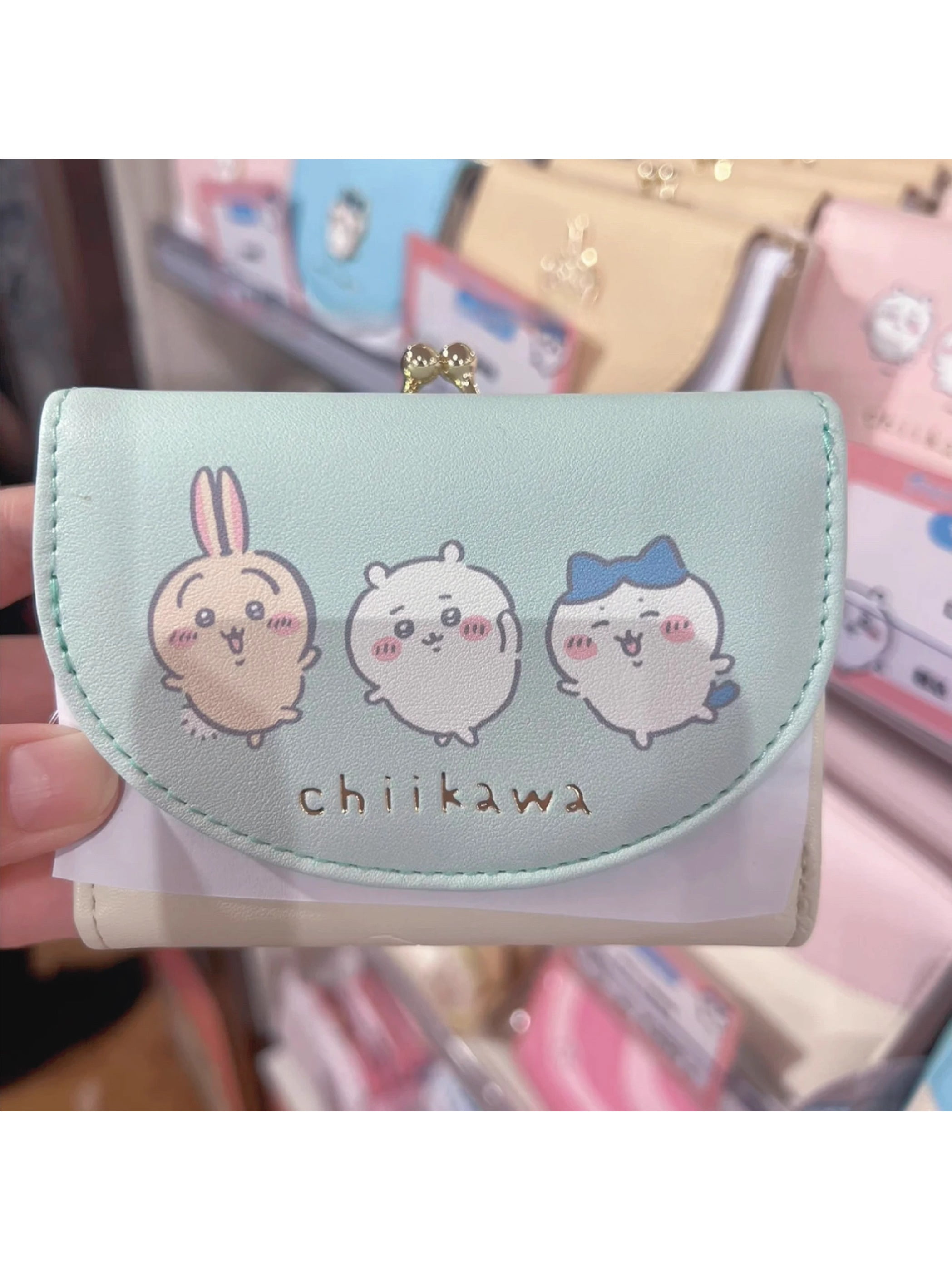 chiikawa jiikawa usachi wallet mini cartoon card bag change clutch cute ...