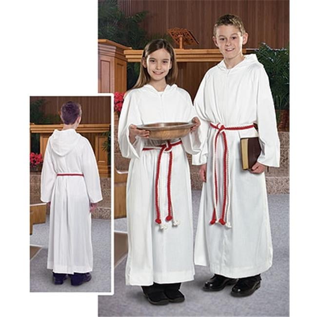 CBCS Childrens Monastic Alb with Hood - Size 10 - Walmart.com