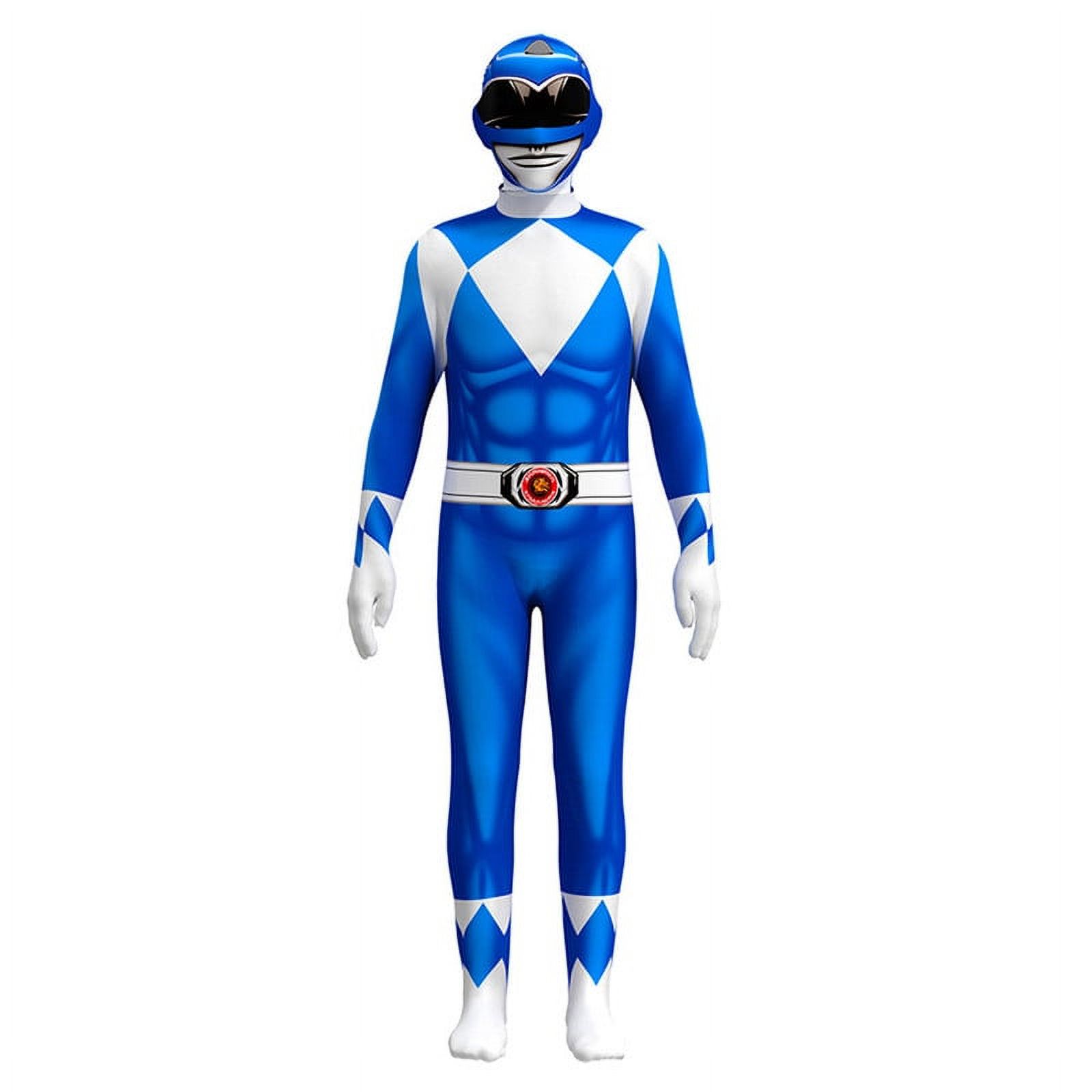 children Power Rangers Cosplay Jumpsuit Fancy Dress up Costume Party Playsuit halloween costume ...