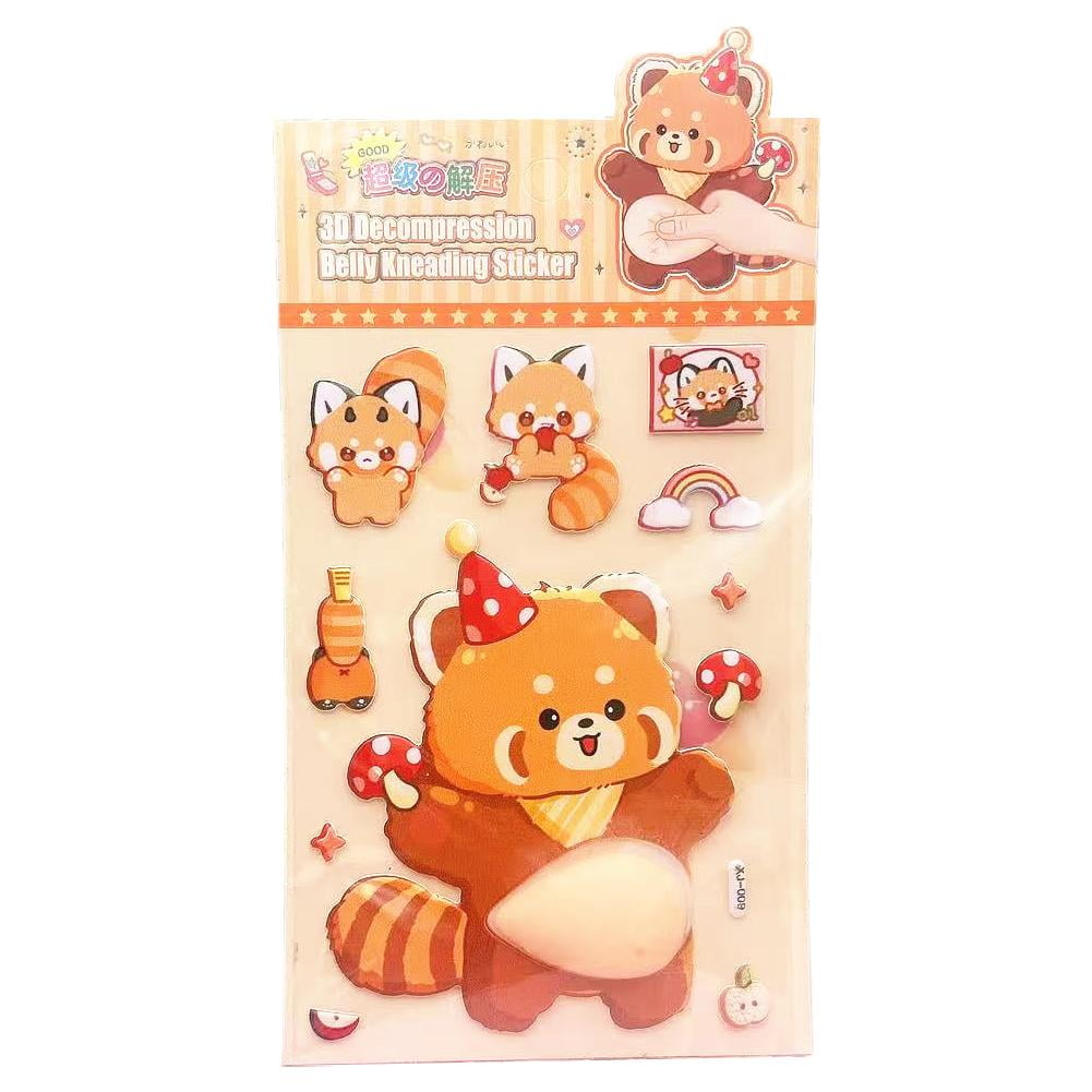 children cartoon 3D Belly Sticker relieve stress gifts or collectibles ...