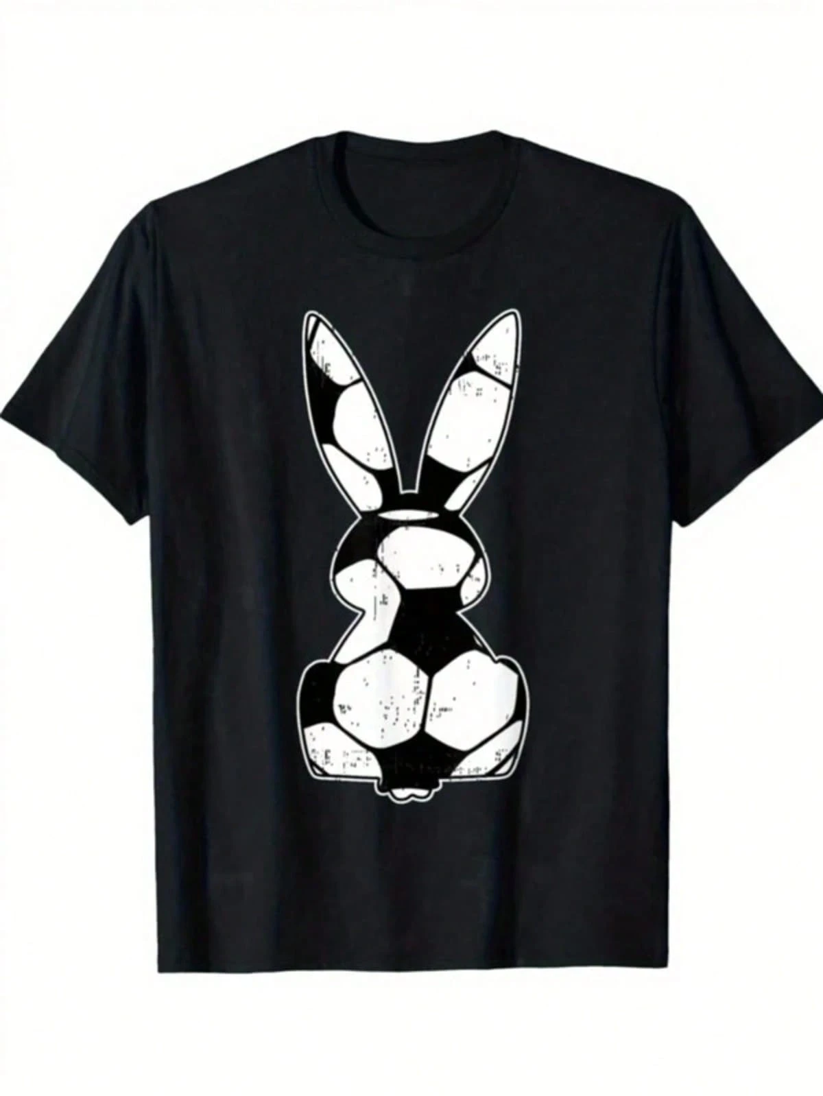 children’s wear Boy's Sporty Soccer Ball Bunny Rabbit Graphic T-Shirt ...