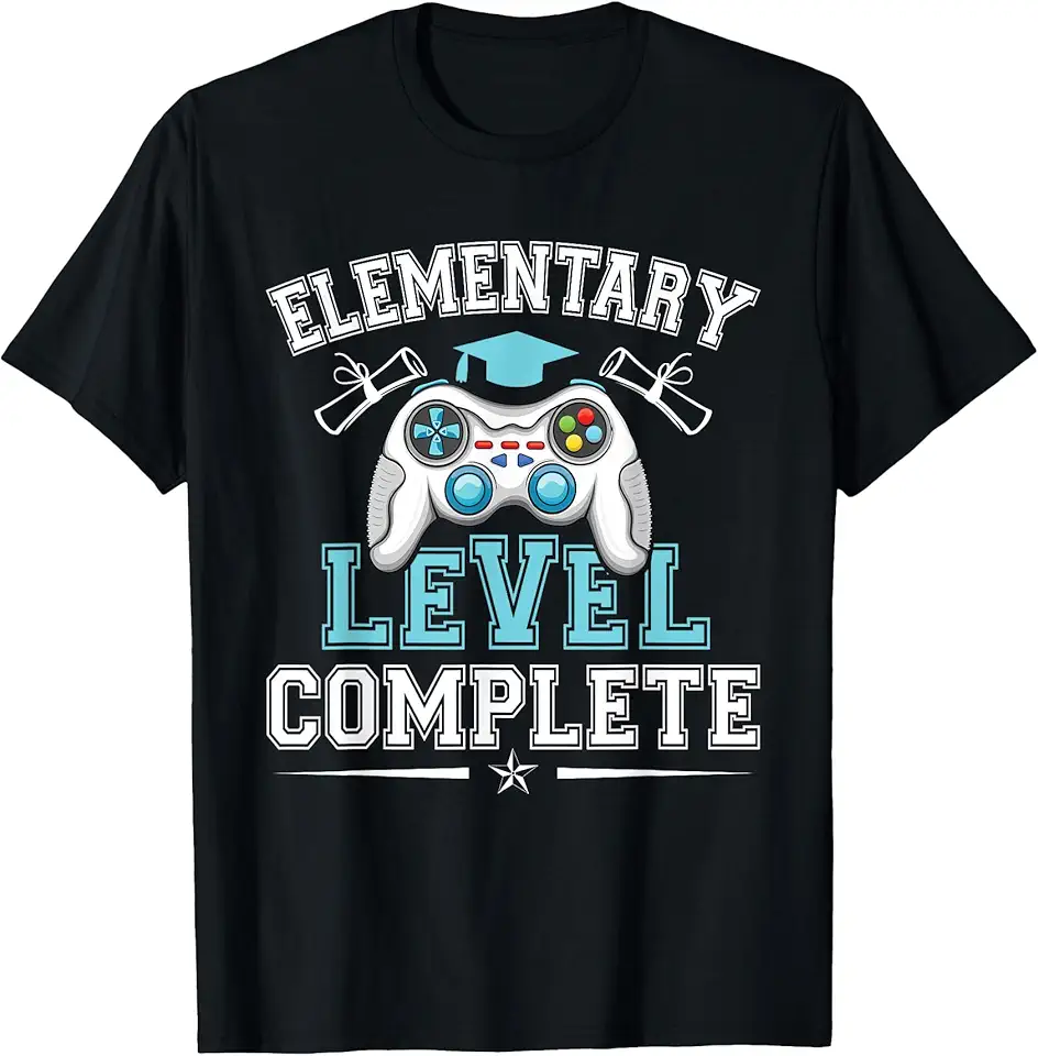 children’s wear Boys' Funny Gamer Elementary Level Complete Graduation ...