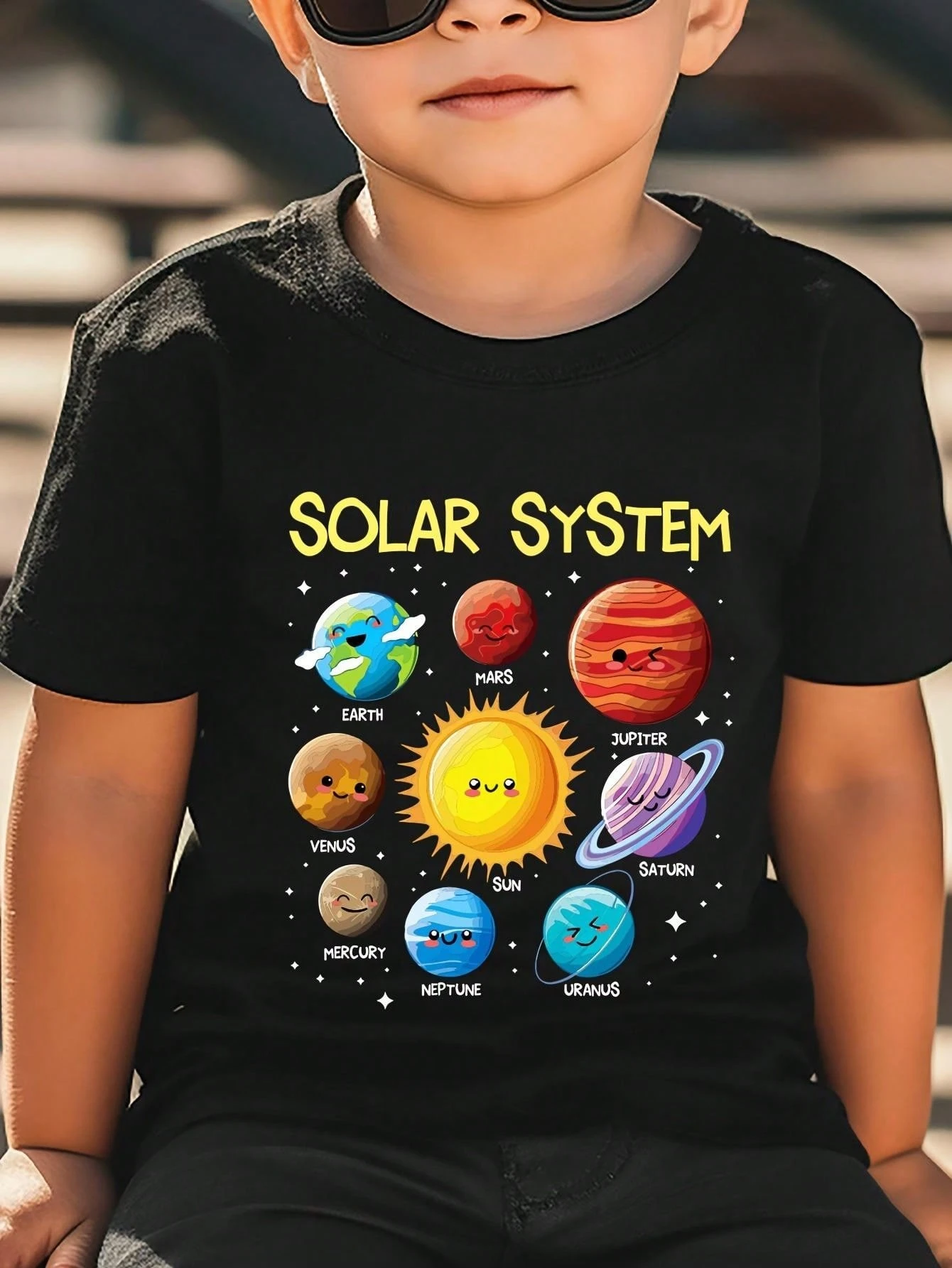 children’s wear Cute Solar System Planets Space Astronomy Educational ...