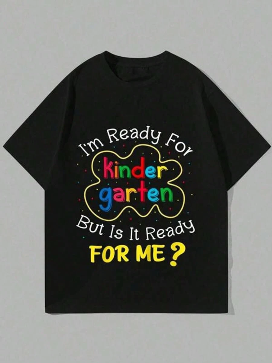 children’s wear Funny Back to School Kids T-Shirt I'm Ready For ...