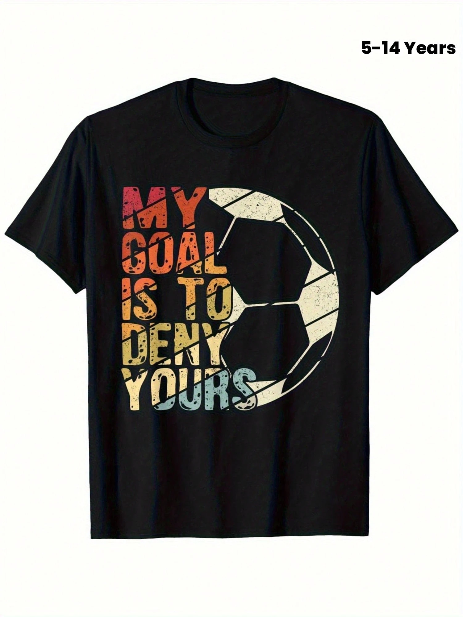 children’s wear Funny Retro Soccer Goalkeeper T-Shirt for Boys ...