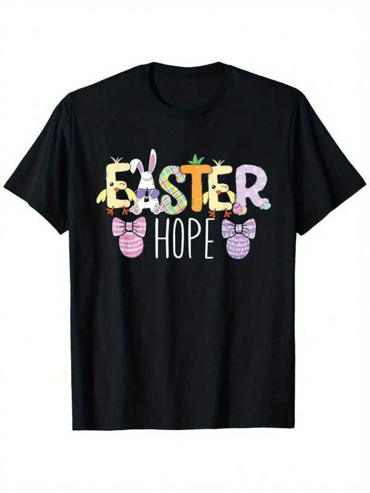 children’s wear Kid's Cute Colorful Easter Bunny Chick Hope T-Shirt ...