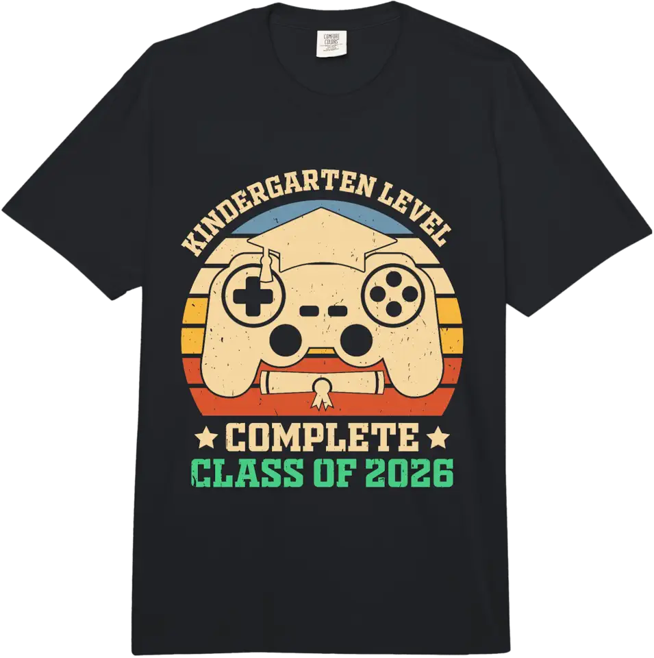 children’s wear Kids Retro Gamer Kindergarten Graduation Class of 2026 ...