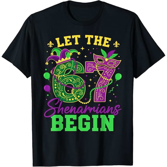 children’s wear Mardi Gras 67th Birthday Celebration Graphic T-Shirt ...