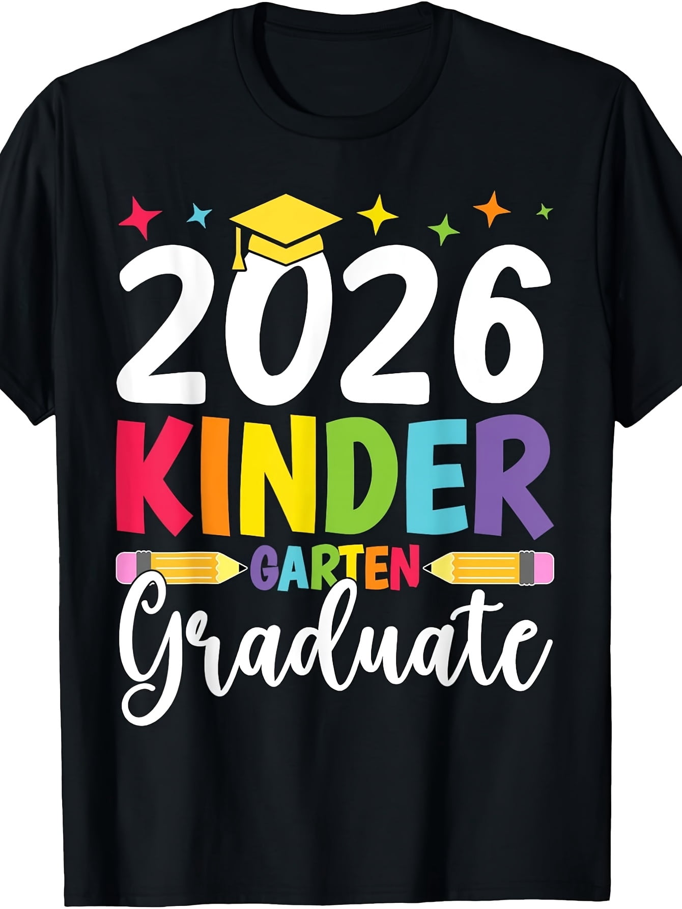children’s wear Retro 2026 Kindergarten Graduate T-Shirt for Kids Boys ...