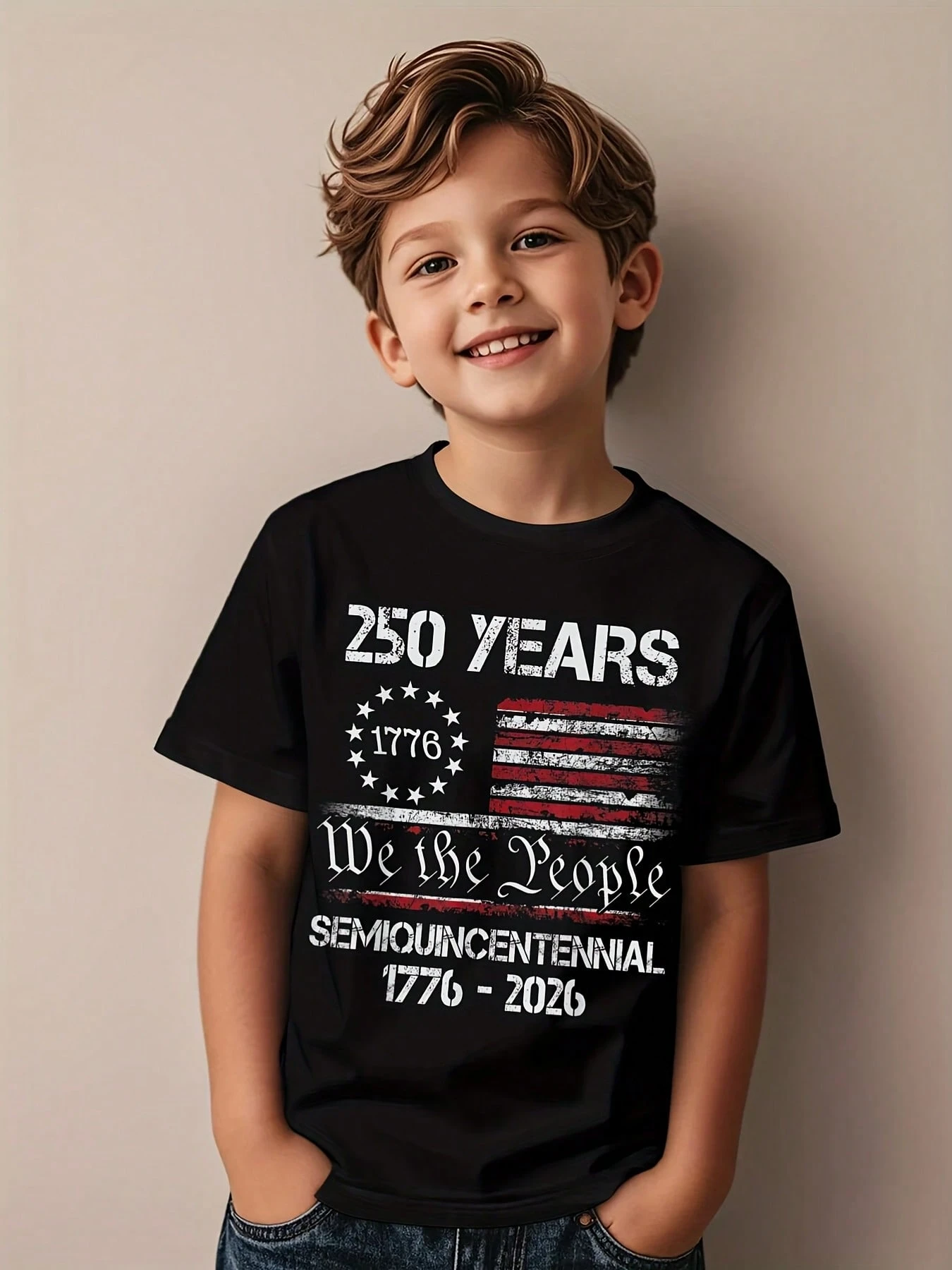 children’s wear Retro 250 Years We the People 1776-2026 ...