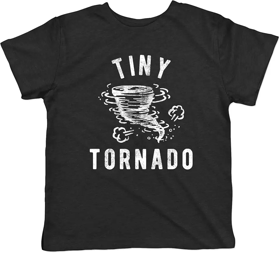 children’s wear Tiny Tornado Funny Toddler T-Shirt Cute Retro Graphic ...