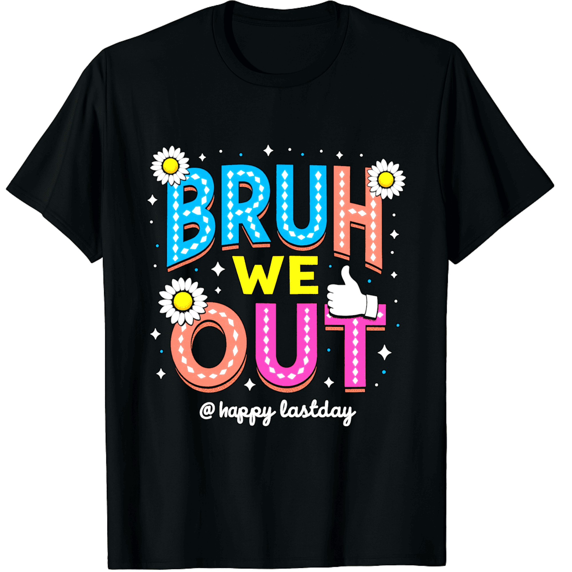 children’s wear Unisex Kids Funny Retro Last Day Of School Bruh We Out ...