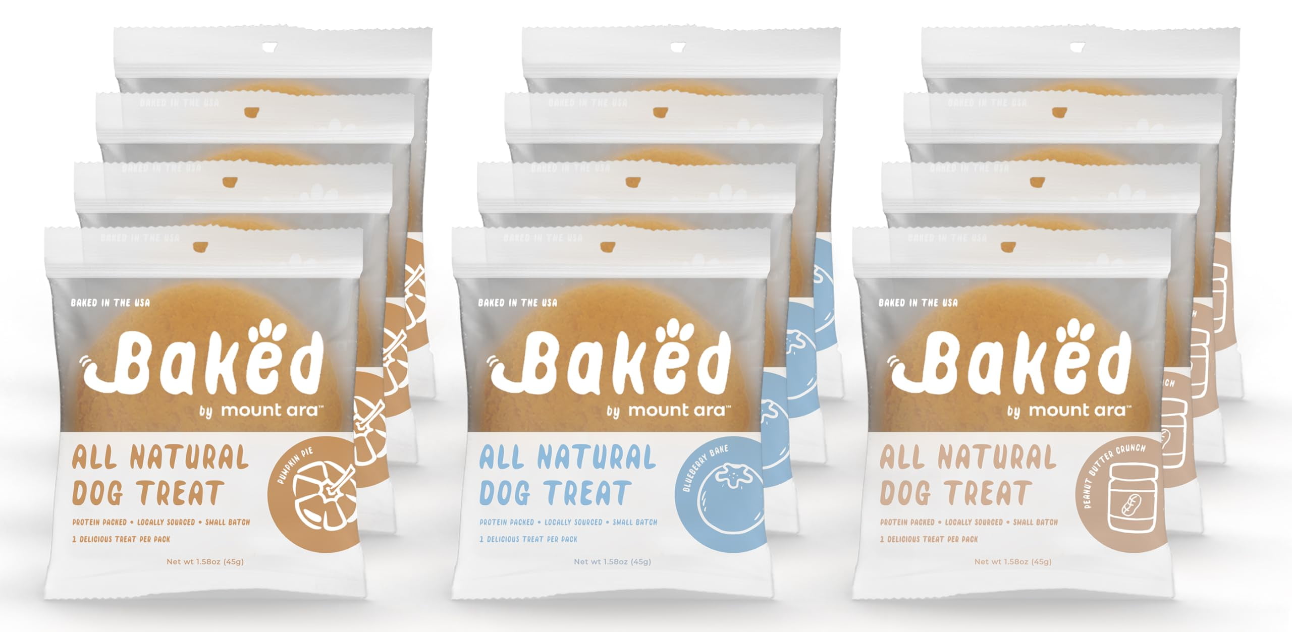 chill Baked Human Grade IRF13 All Natural Dog Biscuits 1.75 Oz Bulk ...
