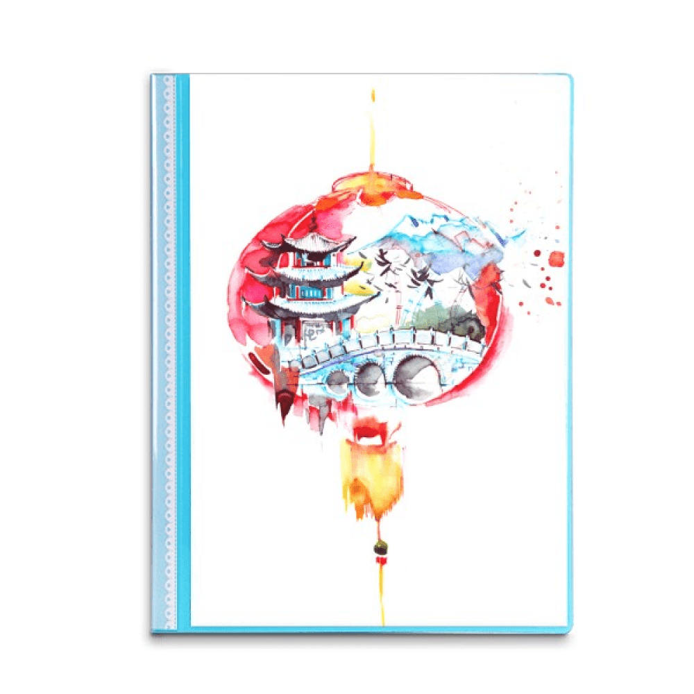 china chinese bridge drawing book sheet protectors portfolio binder ...