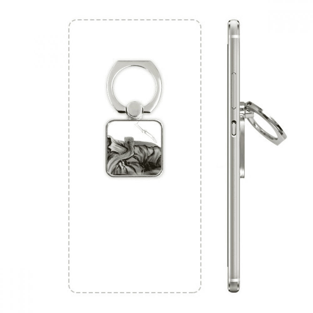 china chinese the great wall pattern square cell ph stand holder ...