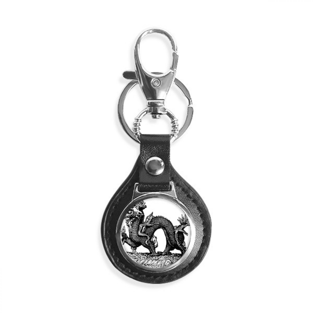 china culture qing dynasty line drawing key link chain keyholder finder ...