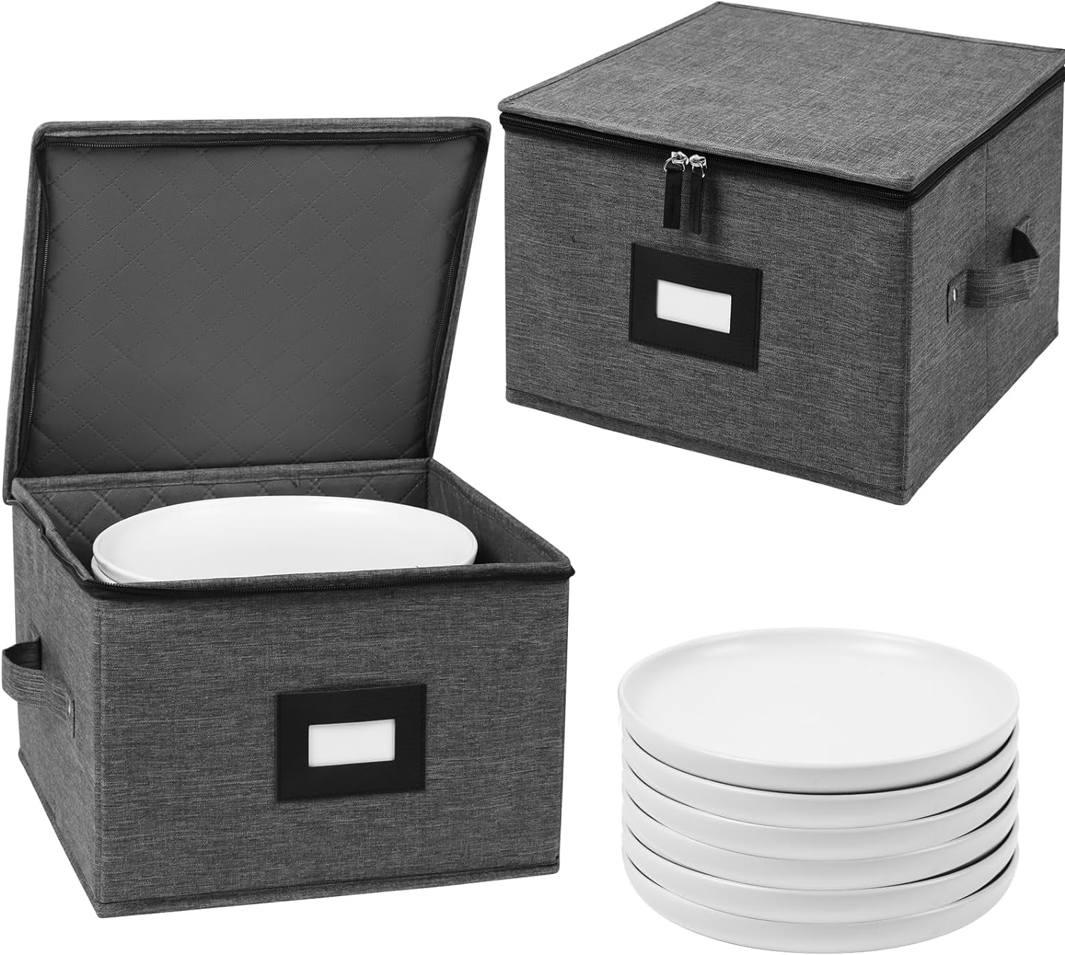 China Storage Containers Hard Shell, 13" Charger Plates Storage ...